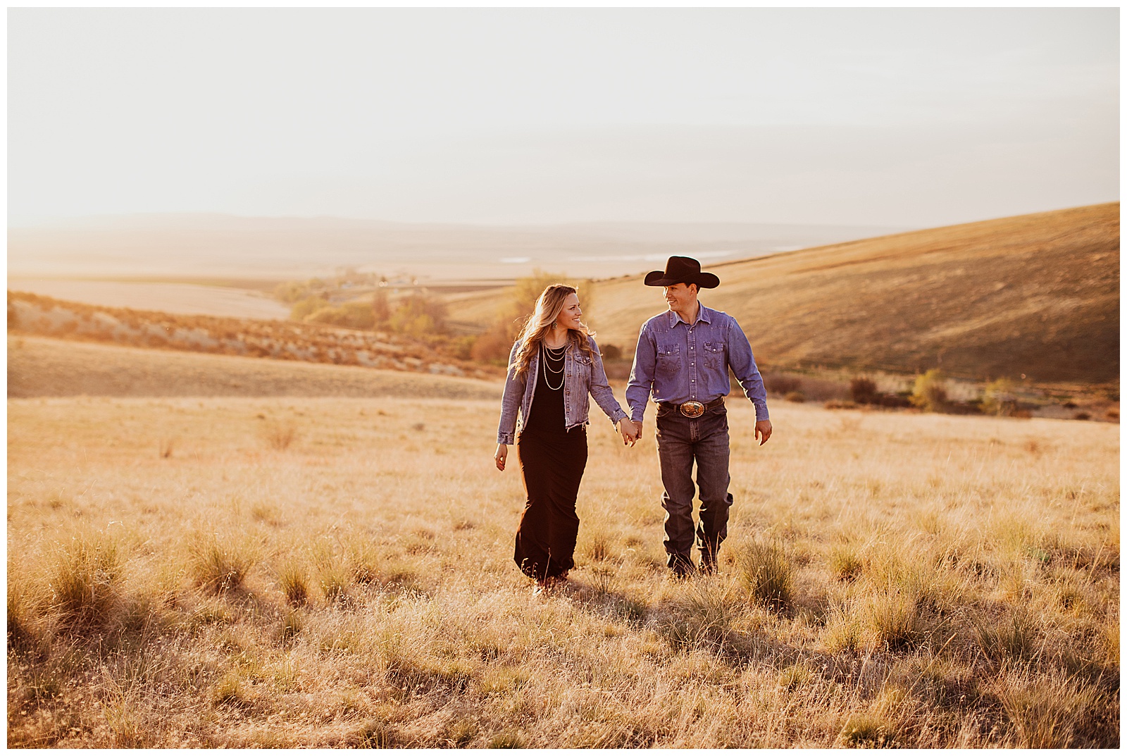 Western Engagement Sunset Session | shanabailey.com